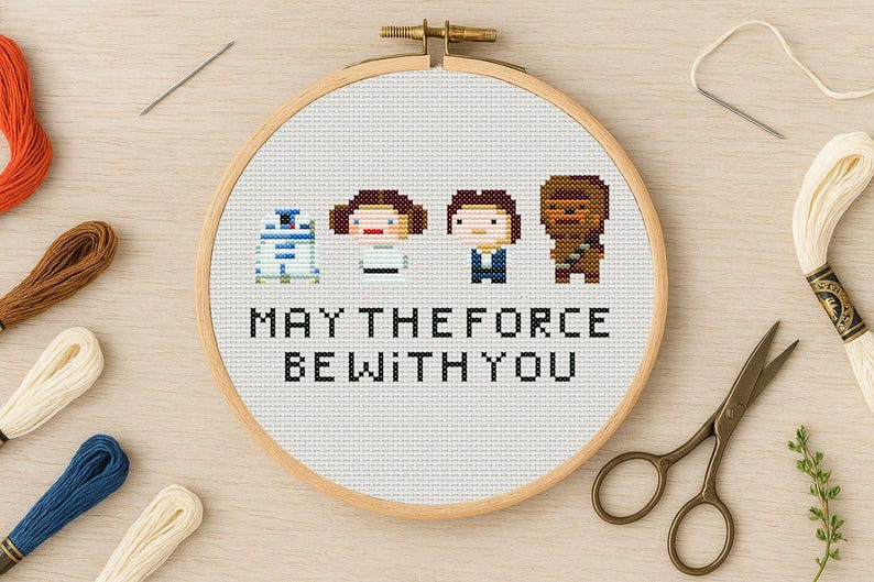 2 Cross Stitch Patterns: Star Wars - Etsy