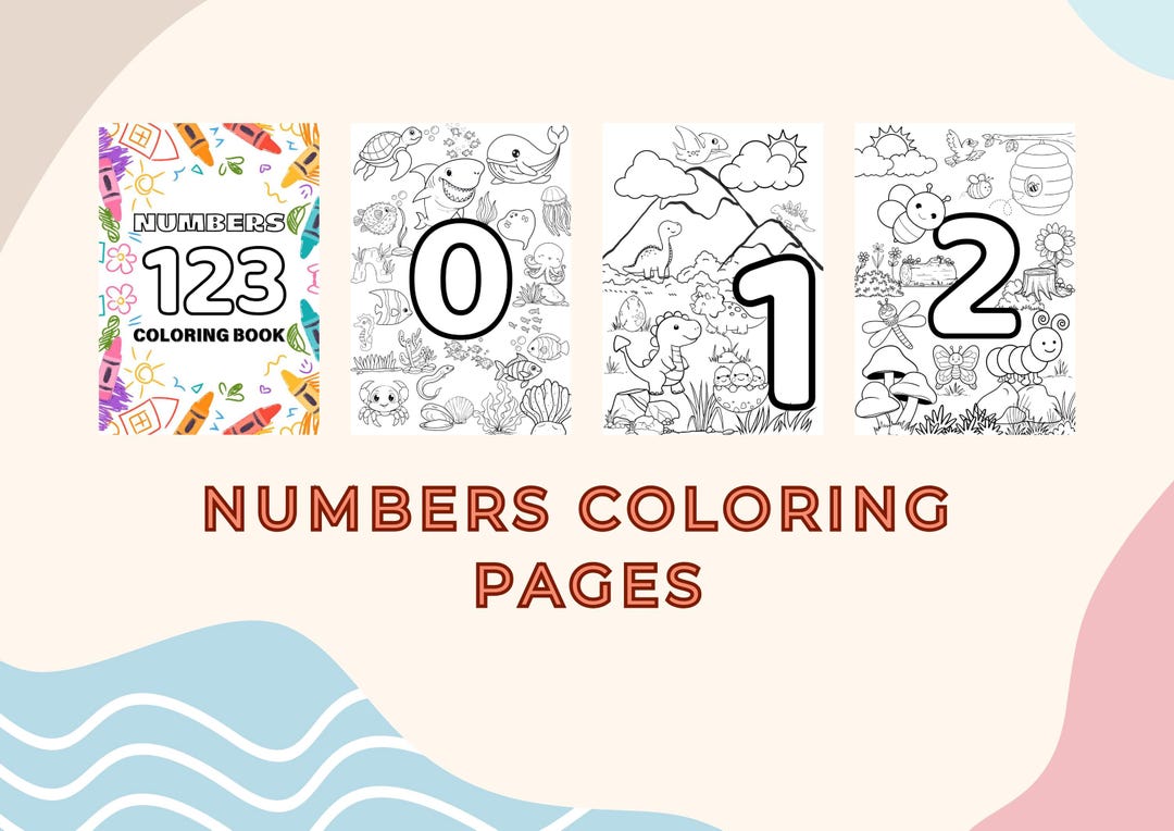Numbers Coloring Pages (0-10) Printable for Kids, Preschool ...