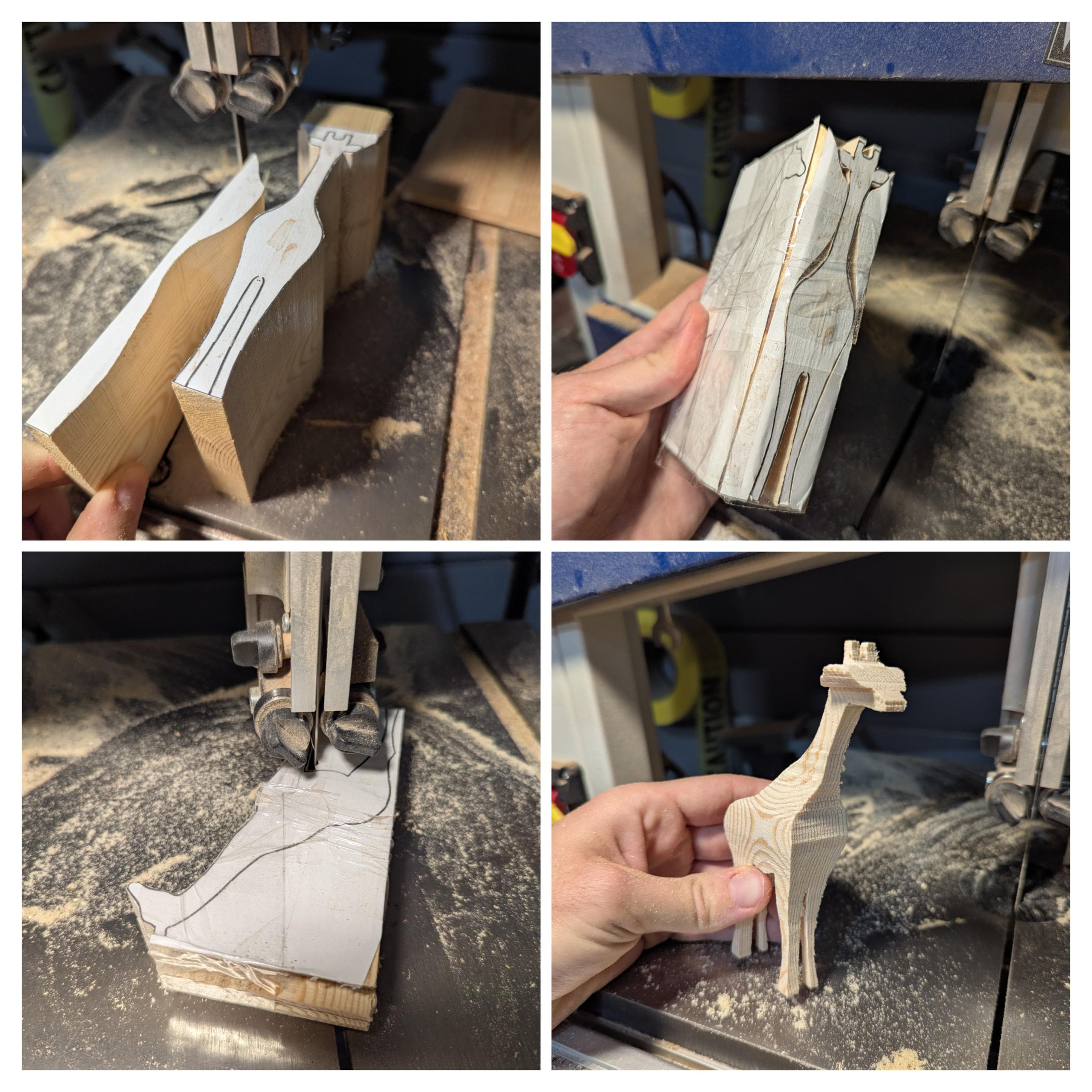 Bandsaw Giraffe Template Plans, Pdf Download, (fits on 2x4) - Etsy