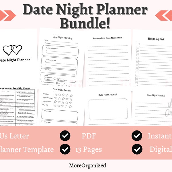 Date Night Printable - Etsy