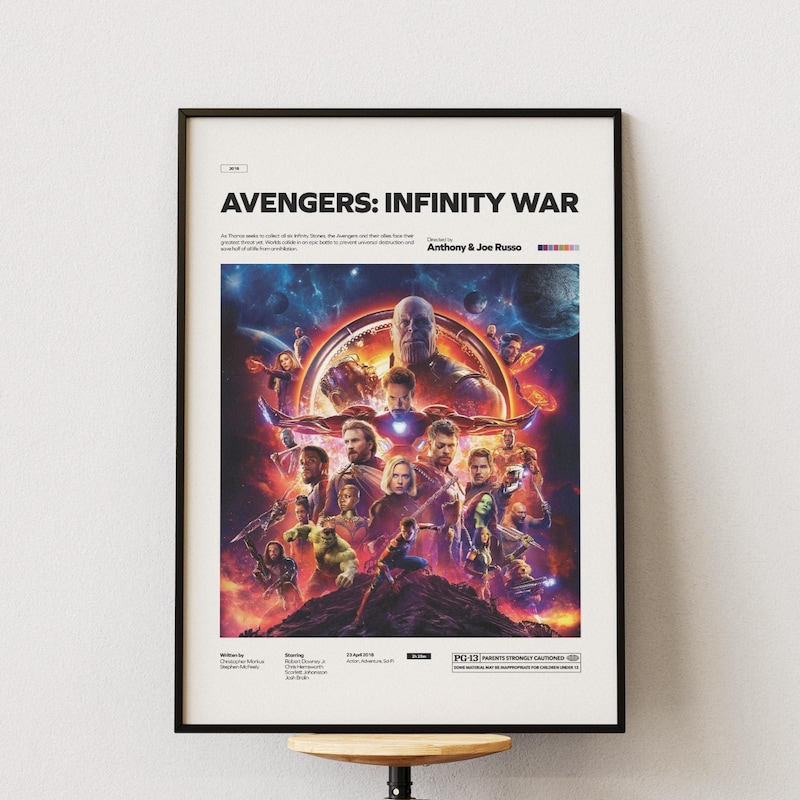 Avengers Infinity War Poster - Etsy