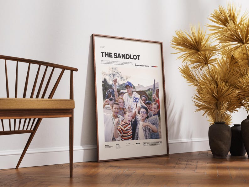 The Sandlot Poster, Childhood Time Movie Poster, David Mickey Evans ...