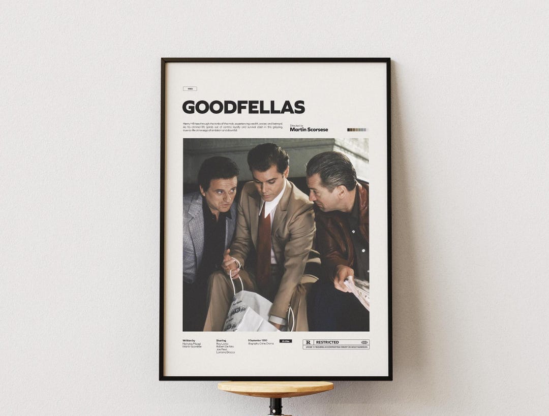 Goodfellas Movie Poster | Martin Scorsese's Goodfellas Poster Print ...