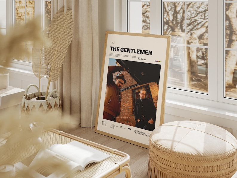 The Gentlemen Poster, Guy Ritchie Cult Movie Poster, Charlie Hunnam and ...