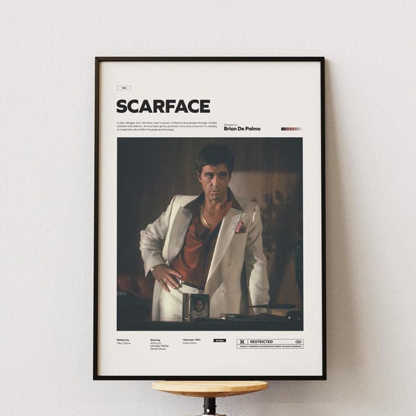 Scarface Poster - Etsy