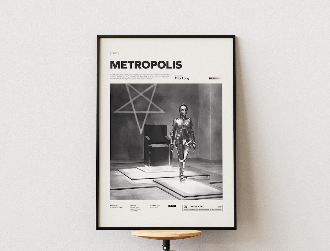 Metropolis Film Poster | Fritz Lang's Metropolis Poster Print | 1927 ...