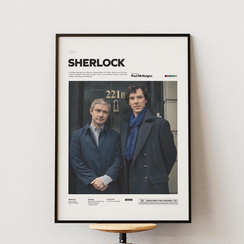 Sherlock Poster - Etsy