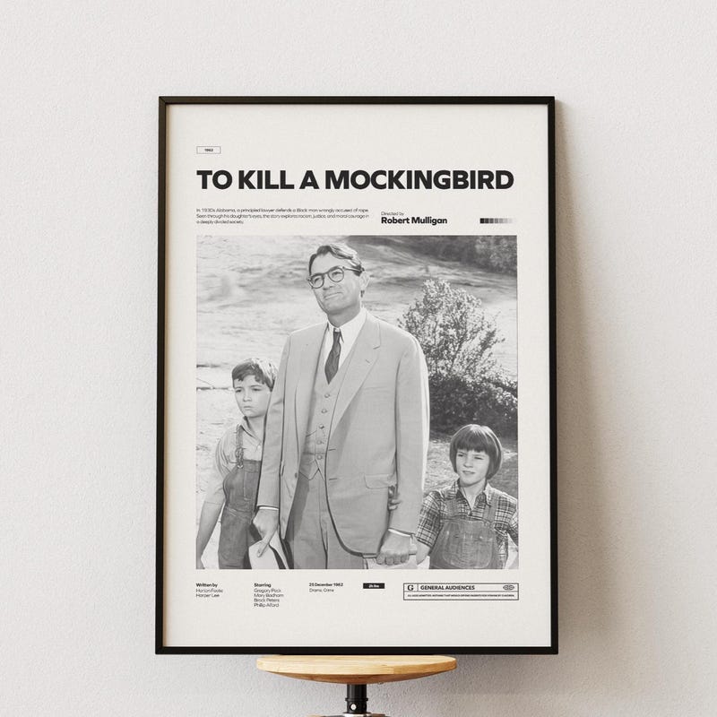To Kill a Mockingbird Film - Etsy