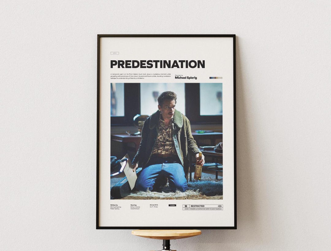 Predestination Poster, Spierig's Sci-fi Film Print, Ethan Hawke Poster ...