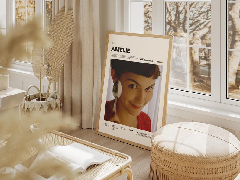 Amelie Movie Poster | Amélie Poster Print | Special Design Poster ...
