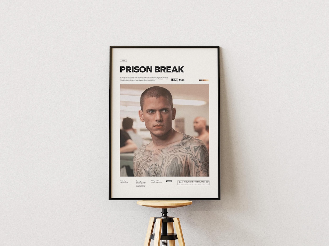 Prison Break Poster, Michael Scofield Poster, Special Design Print ...