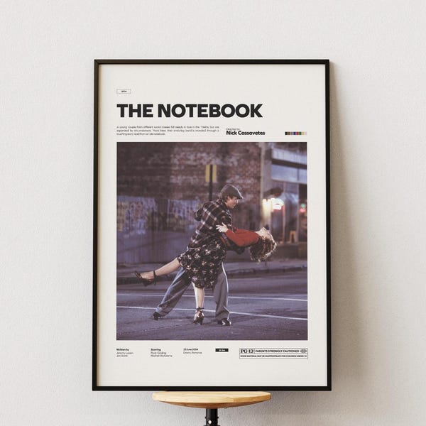 The Notebook Movie Poster - Etsy