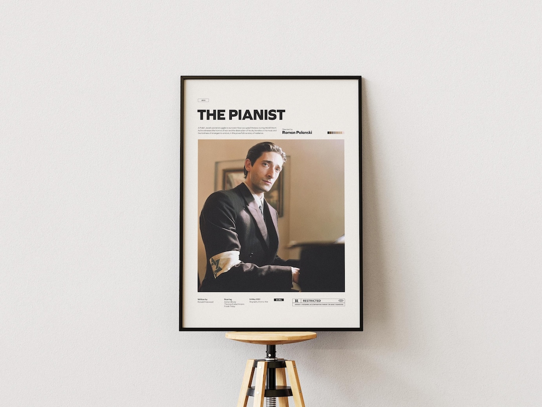 The Pianist Movie Poster | Roman Polanski's the Pianist Poster Print ...