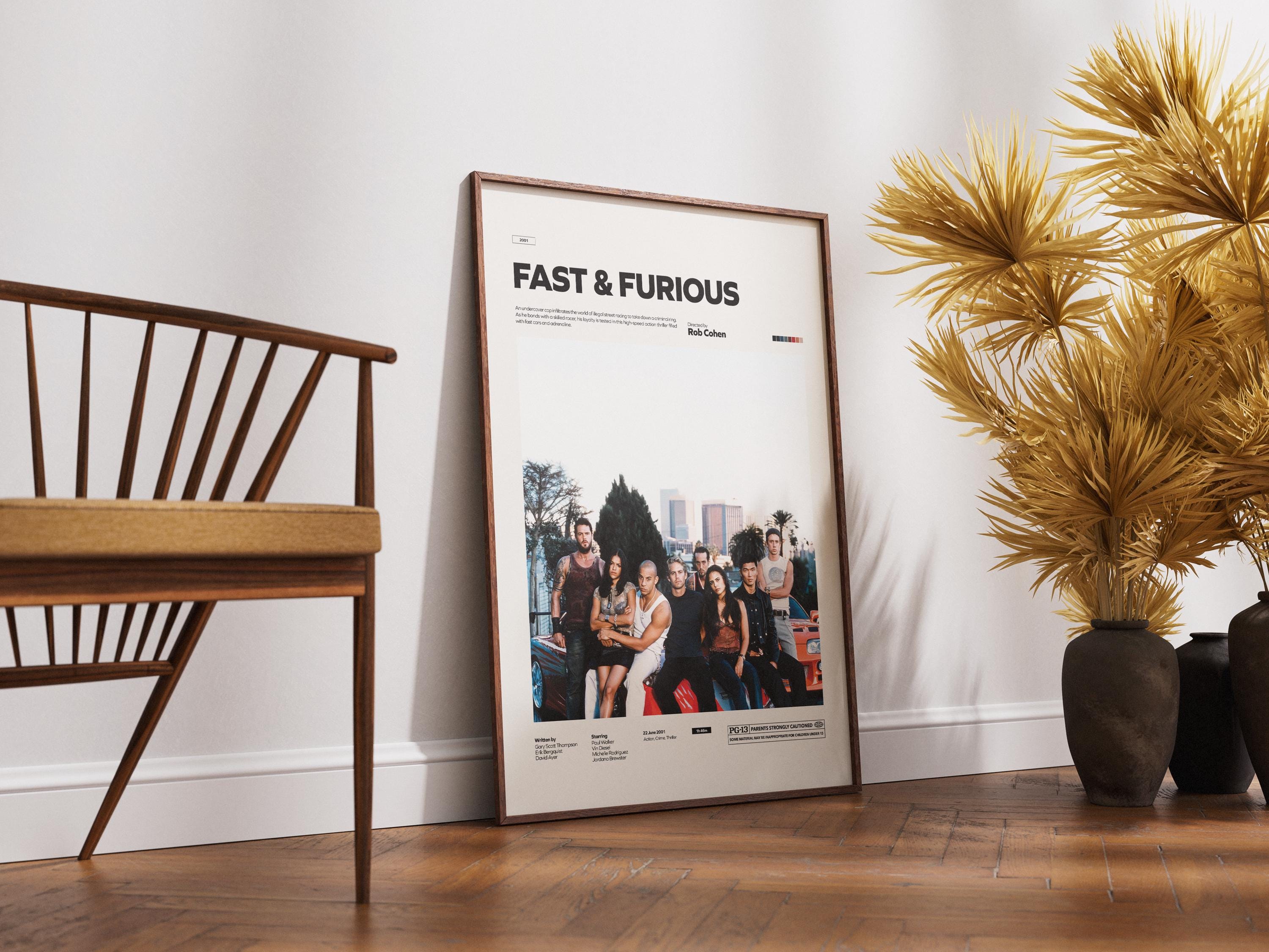 Fast and Furious Poster, Racing Car Poster, Dominic Toretto Print, Gary ...
