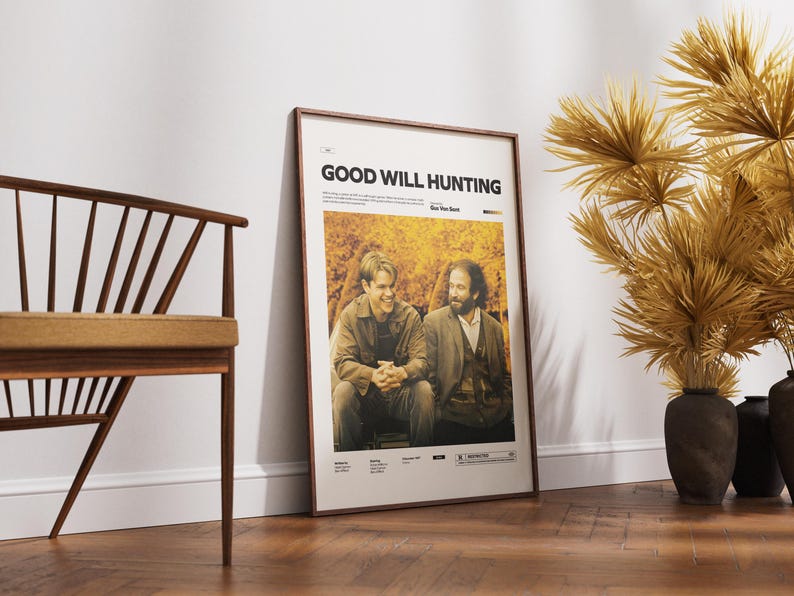 Good Will Hunting Poster, Robin Williams Poster, Matt Damon and Ben ...