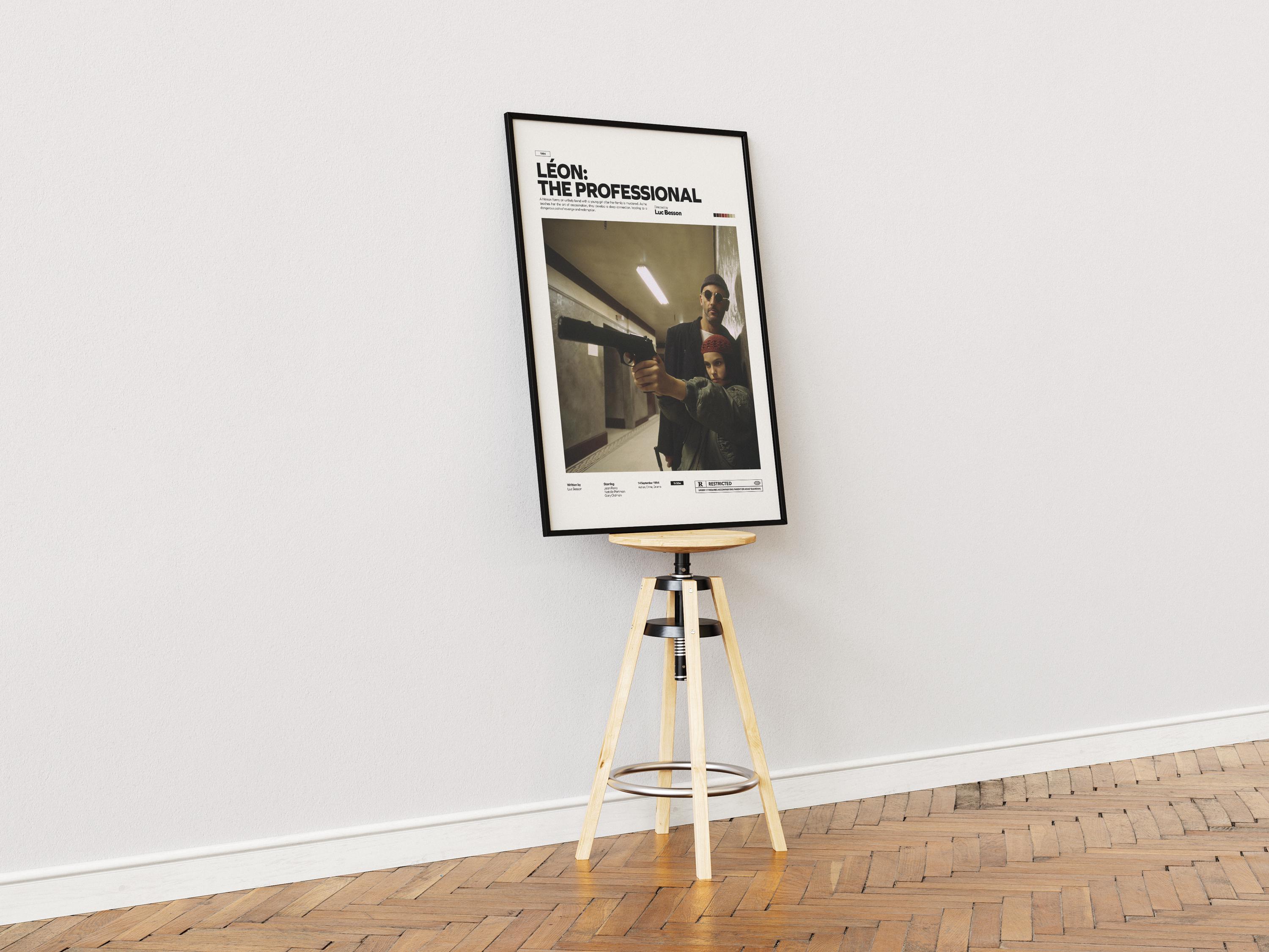 Leon: the Professional Movie Poster, Alternative Movie Poster Print ...