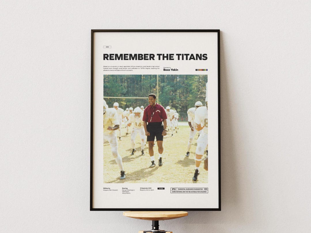 Remember the Titans Poster, Denzel Washington Poster, Boaz Yakin ...