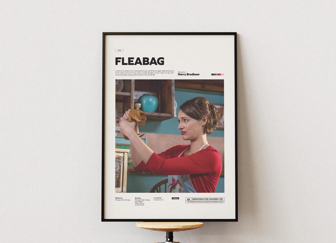 Fleabag Series Poster | Phoebe Waller-bridge's Fleabag Poster Print ...