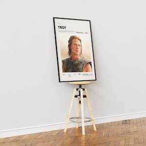 Troy Poster, Brad Pitt Poster, Wolfgang Petersen's Film Troy Print ...