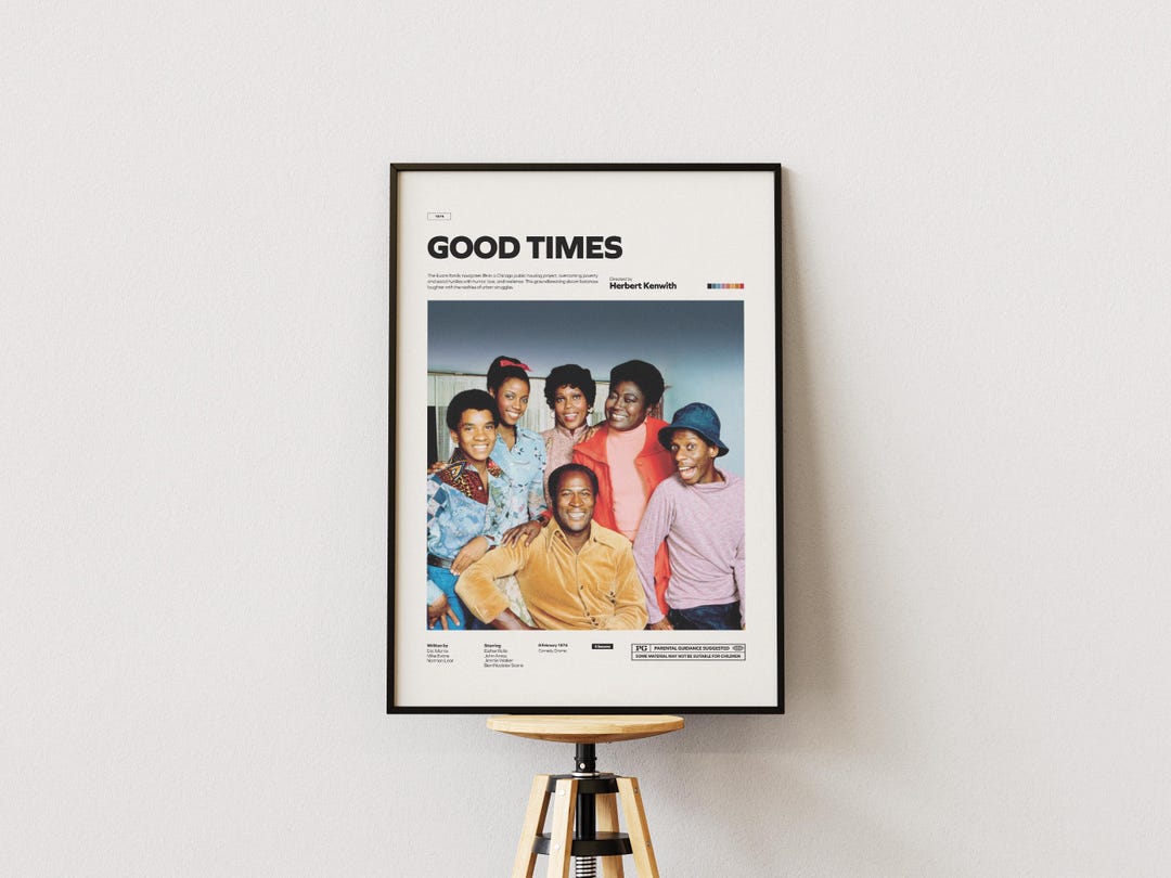 Good Times Poster, Evans Family Poster, Esther Rolle, John Amos Film ...