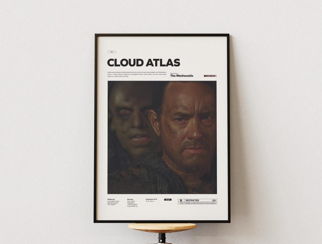 Cloud Atlas Poster, Tom Hanks and Hugo Weaving Poster, Alternative ...