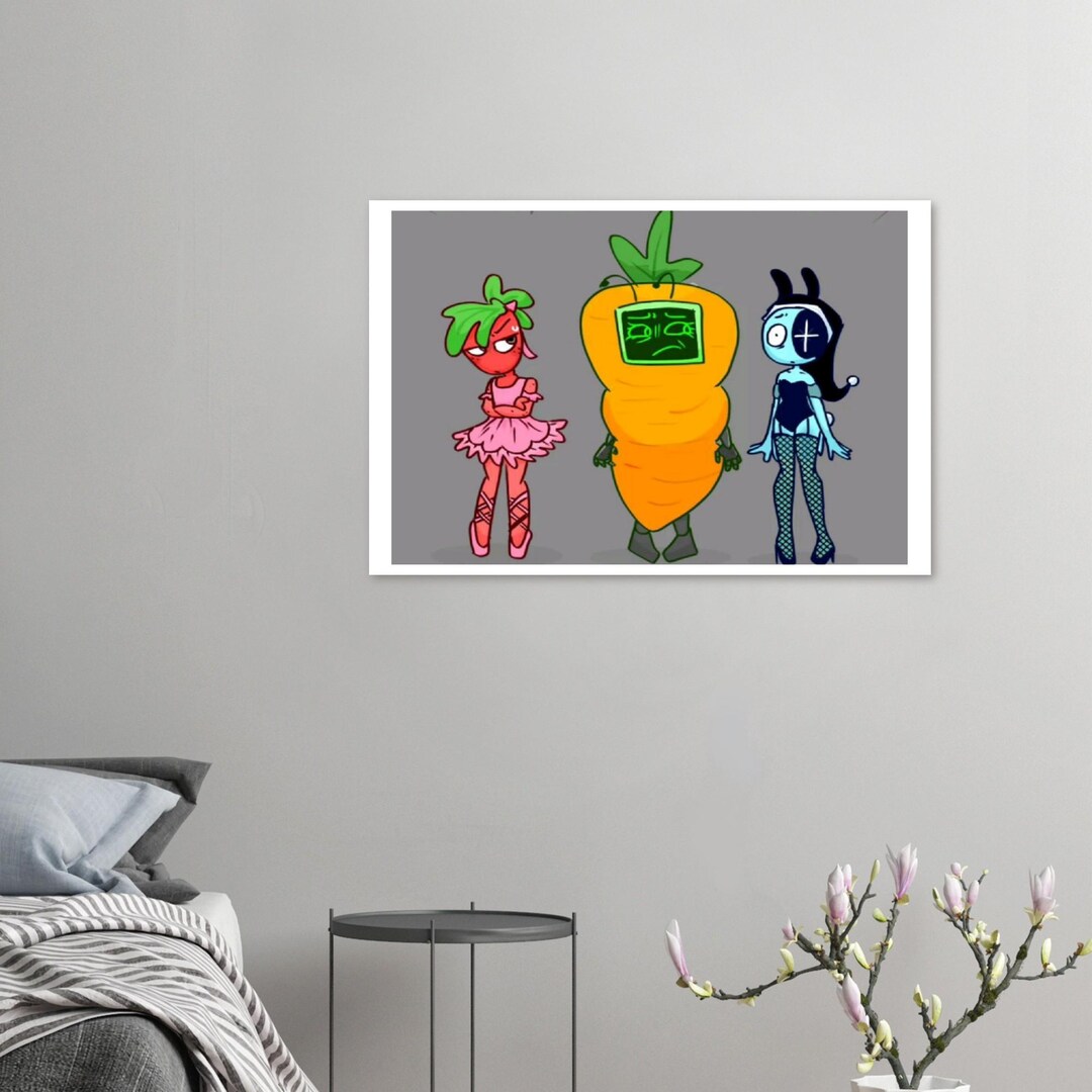 Space Dandy Anime Wall Art Funny Sci Fi Print Retro Cartoon Poster Geek ...