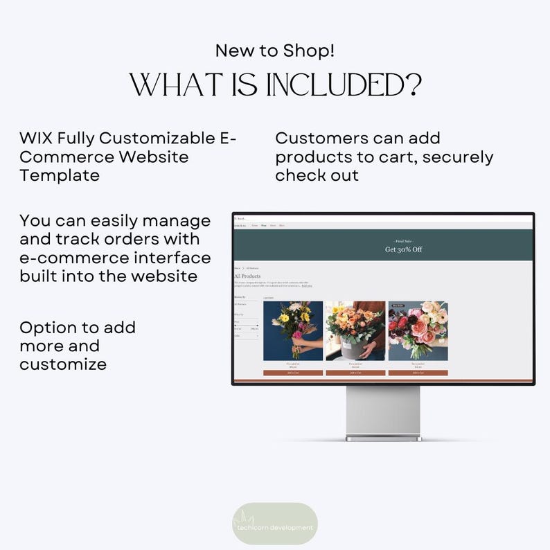 WIX E-commerce Website Template | Fully Customizable - Etsy