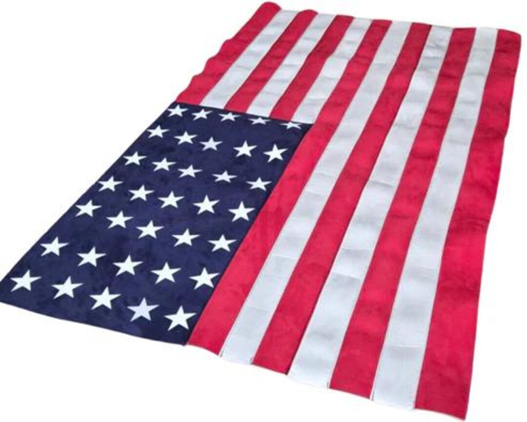 American Flag Suede Foam Back Headliner Fabric Automotive Fabric ...