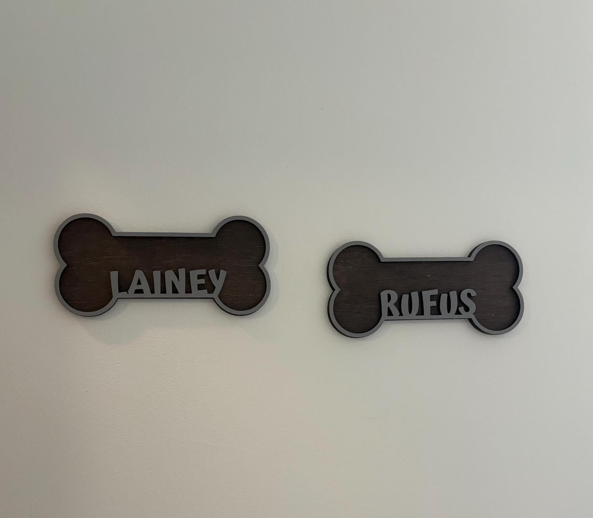 Personalized Dog Bone Name Sign SVG | Kennel Decor (digital Download ...