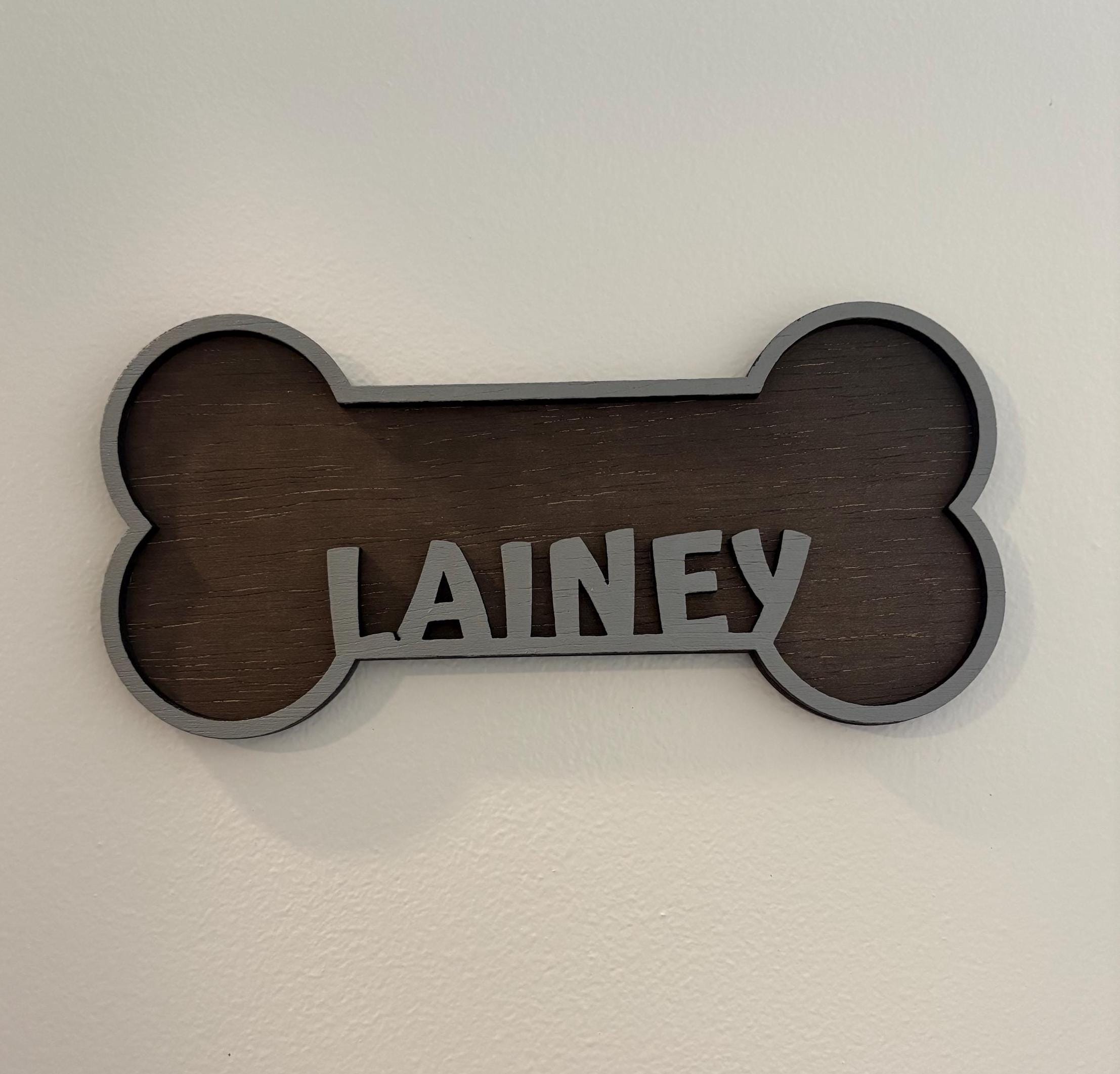 Personalized Dog Bone Name Sign SVG | Kennel Decor (digital Download ...