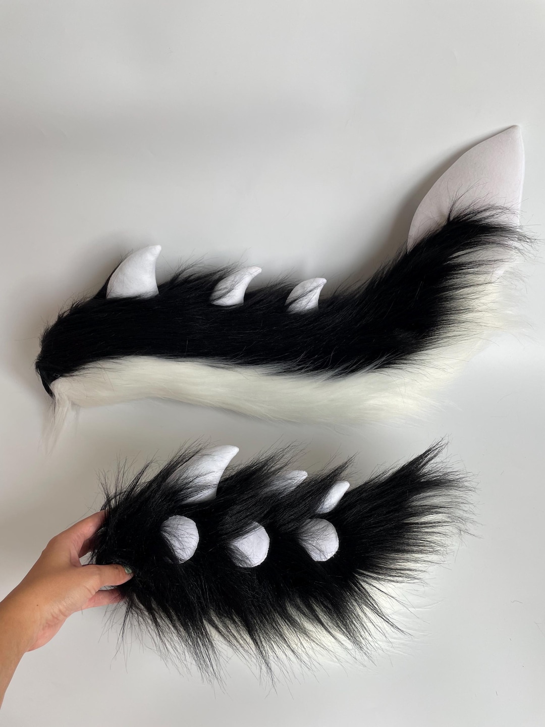 Custom Furry Tail With Belt – Short or Long – Choose Main Accent Color ...