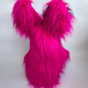 Pink and Black Raptor Fursuit Set With Movable Jaw, Fursuit Partial ...