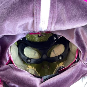 Pink and Black Raptor Fursuit Set With Movable Jaw, Fursuit Partial ...