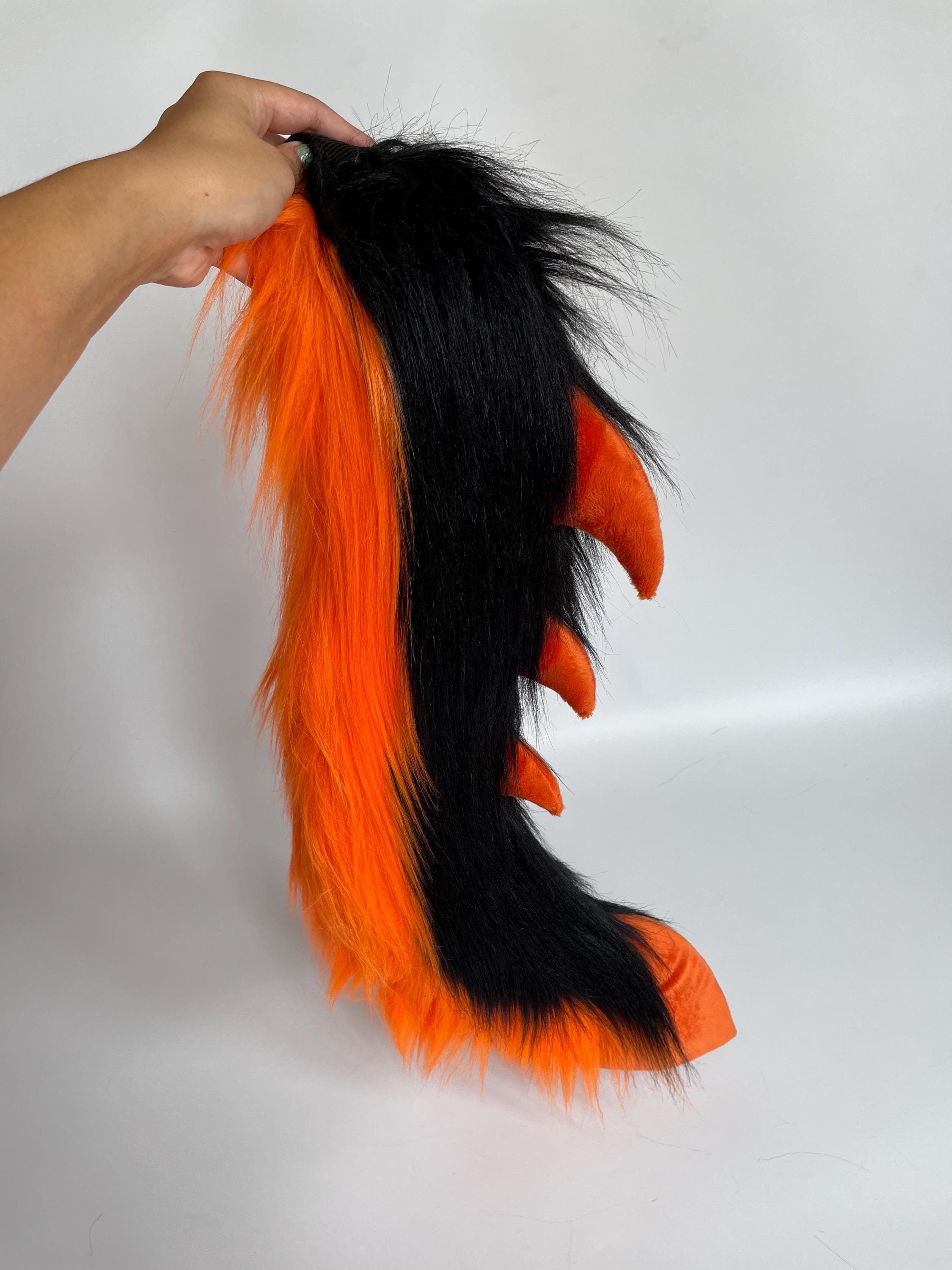 Custom Furry Tail With Belt – Short or Long – Choose Main Accent Color ...