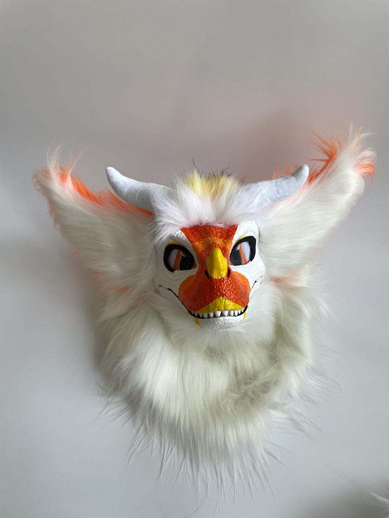 Velociraptor Fursuit Head Premade | Custom Dino Mask With Movable Jaw ...