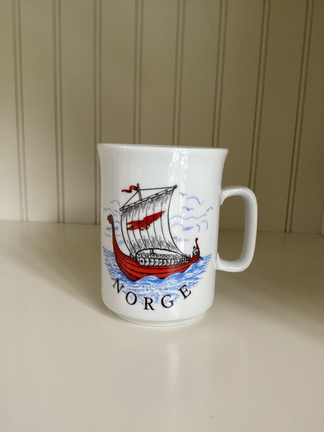 VINTAGE NORWEGIAN MUG Norway “ Norge” - Etsy