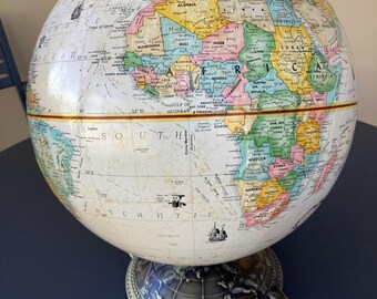 Replogle World Ocean Series 12 Inch Globe 80s Vintage World Globe ...