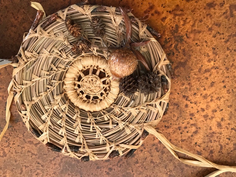 Vintage Native American Hand Coiled Ponderosa Pine Needle - Etsy