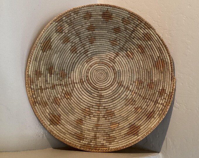 Vintage Native American Hand Coiled WOVEN Basket OLD WEST Southwest - Etsy