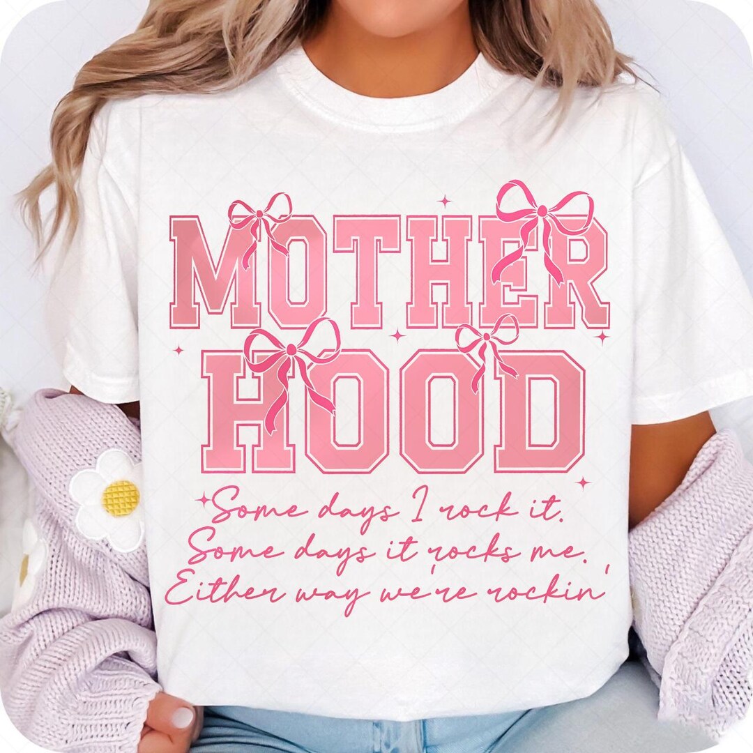 Pink Motherhood Coquette Png, Mama Png, Mothers Day Png, Pink Mama Png ...