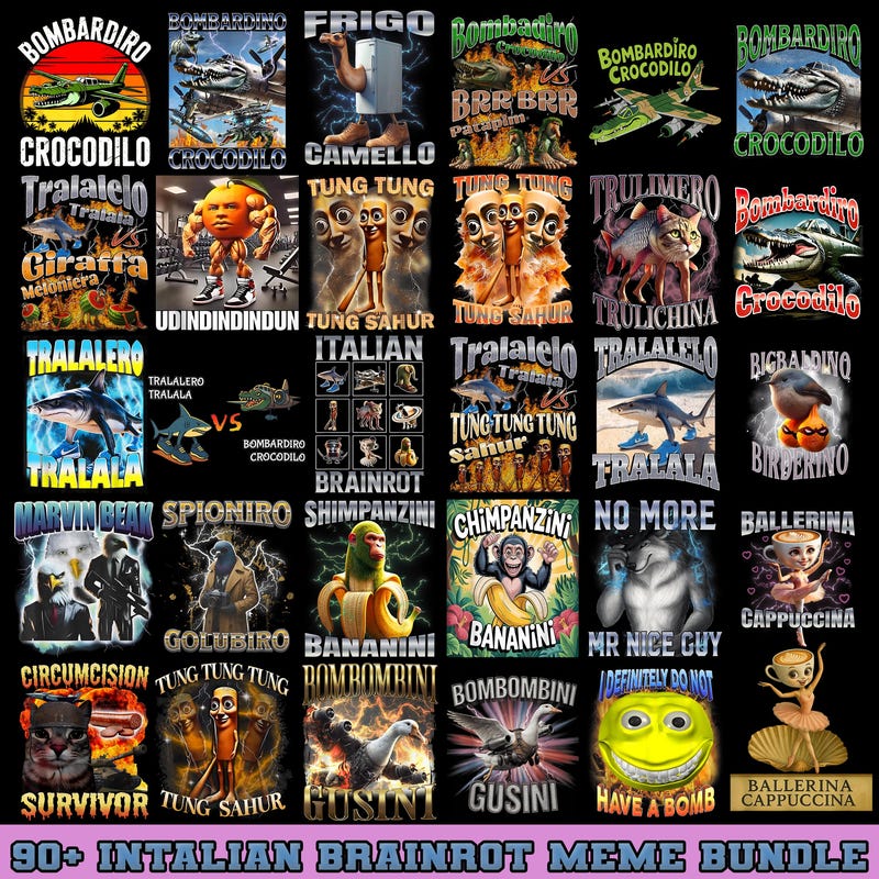 Italian Brainrot Toys - Etsy UK