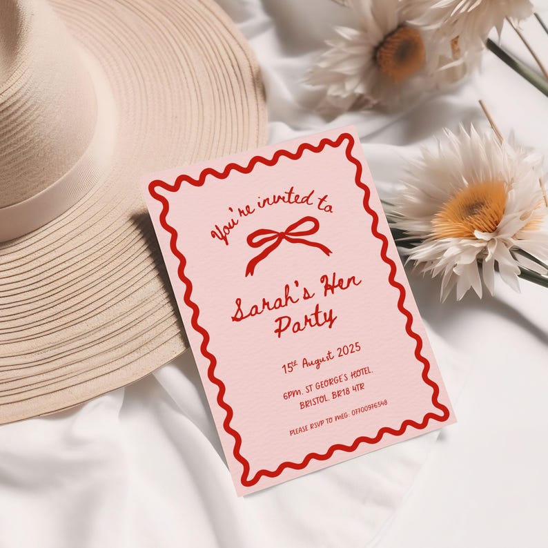 Squiggle Invite Frames SVG & PNG, Handdrawn Wedding Wavy Borders SVG ...