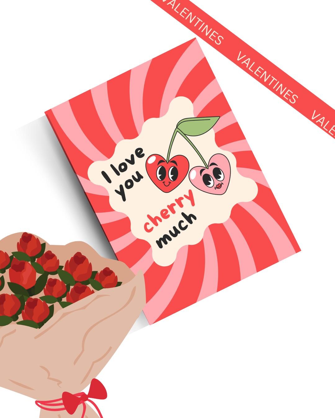 Instant Download Printable Valentine's Day Card | Romantic Digital ...