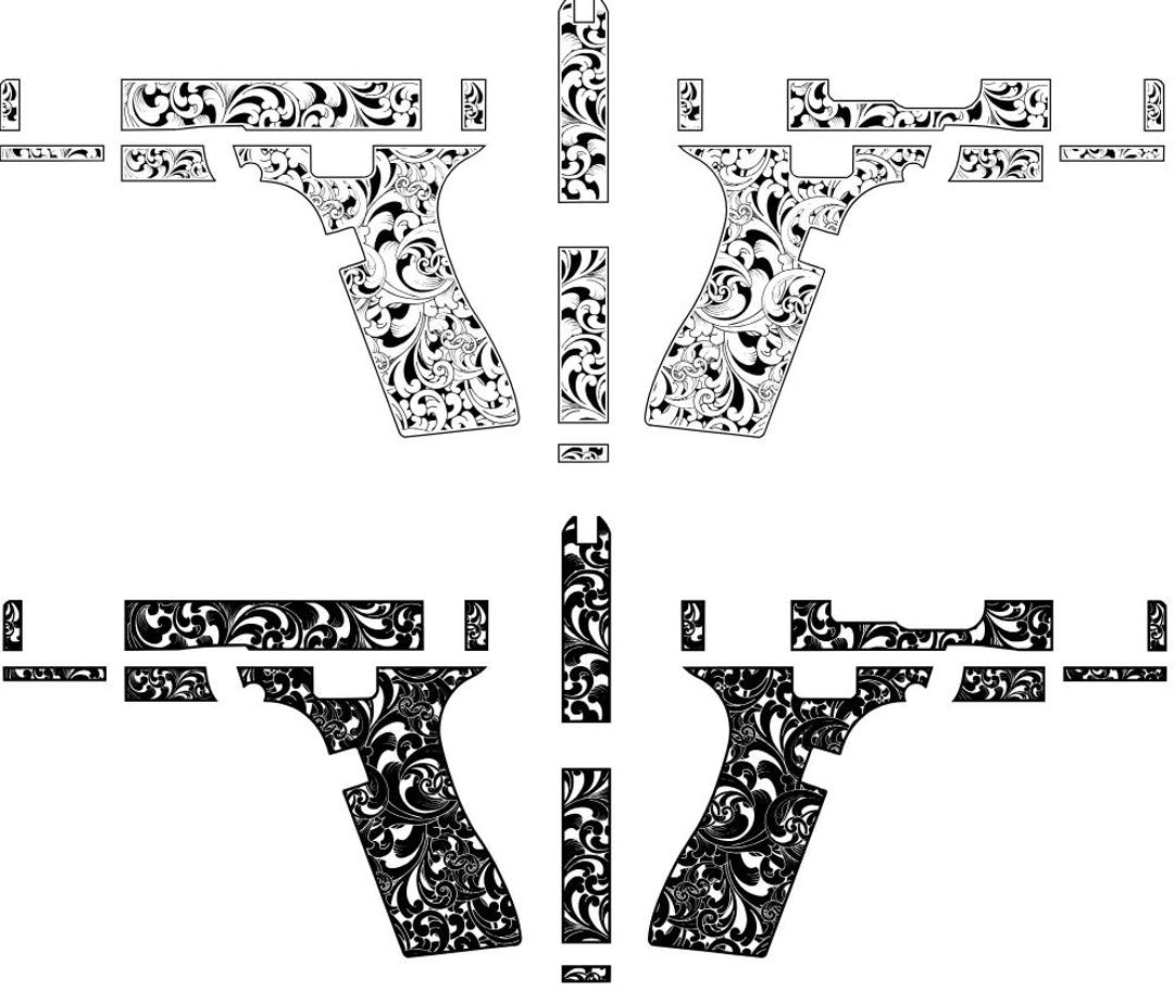 Glock SVG, Glock Scroll, Glock 19 Gen 5 Svg, Glock Vector File, Glock ...