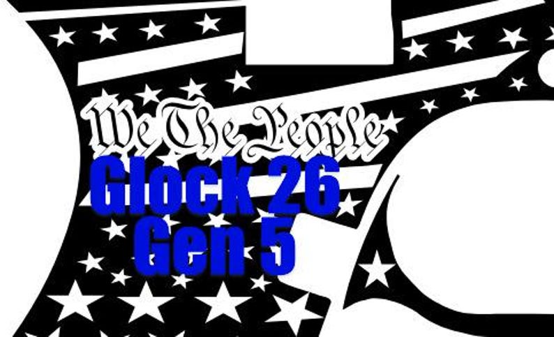 Glock SVG, Glock 26 Gen 5 SVG, Glock We the People, Liberty Bell SVG ...