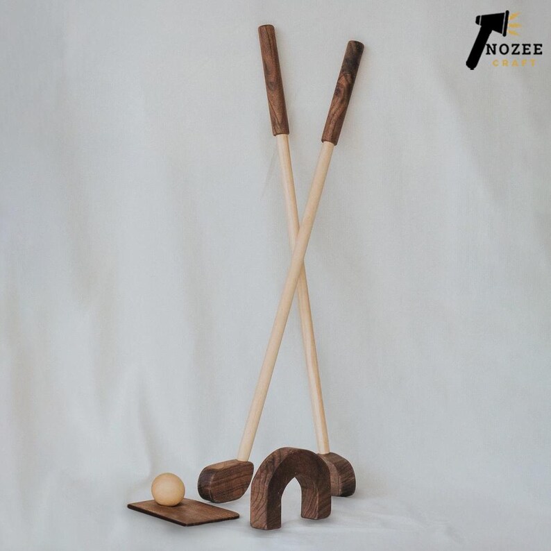 Modern Wooden Mini Golf Set | Indoor Fun for Kids & Families | Nozee ...