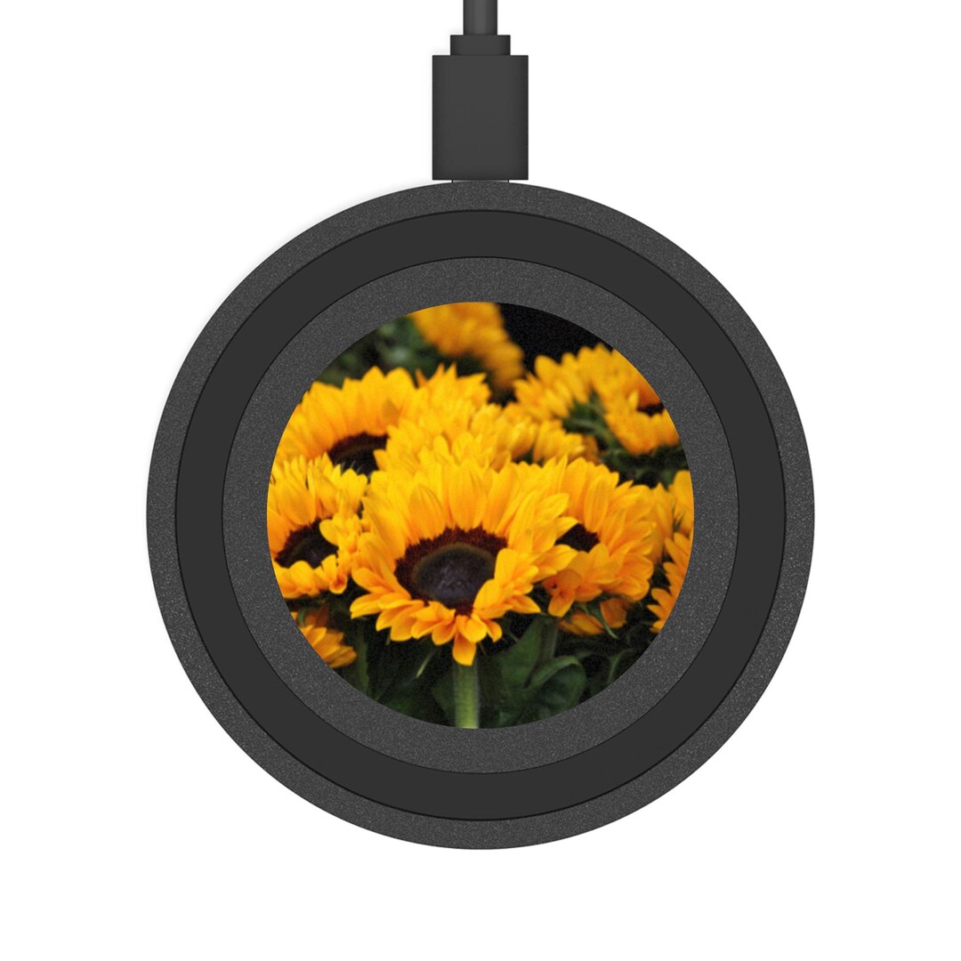 Sunflower Wireless Charging Pad, Nightstand Charger, Desktop Charger ...