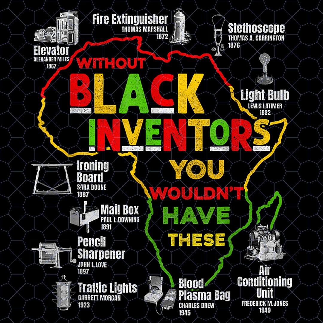 History of Forgotten Black Inventors Png, Black History Month Digital ...