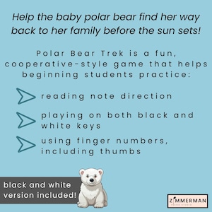 Polar Bear Trek - a Music Cooperative Game | Printable | PDF Digital ...