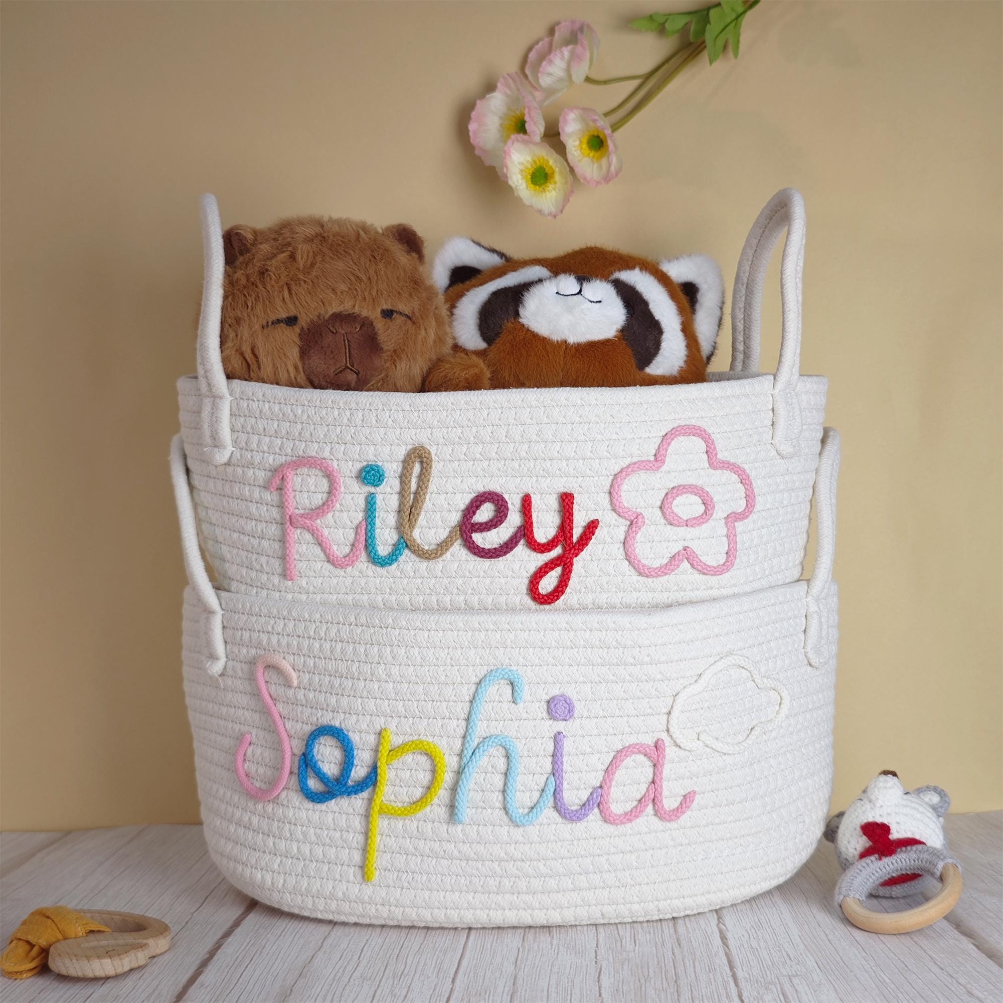 Personalized Baby Basket, Personalized Handmade Baby Basket, Baby ...